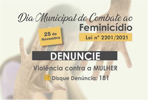 Dia Municipal de Combate ao Feminicídio Câmara Municipal de Mandaguaçu