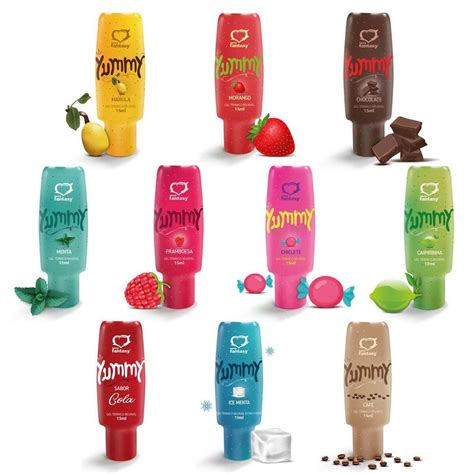 Kit 03 Gel Térmico Comestível Yummy 15 Ml Morango Sexy Fantasy Loja Pimenta
