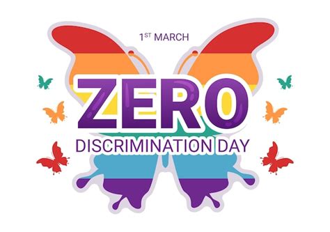 Premium Vector Zero Discrimination Day Illustration With Various
