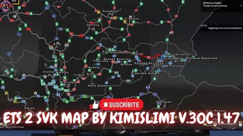 EURO TRUCK SIMULATOR 2 SVK MAP 1 47 YouTube