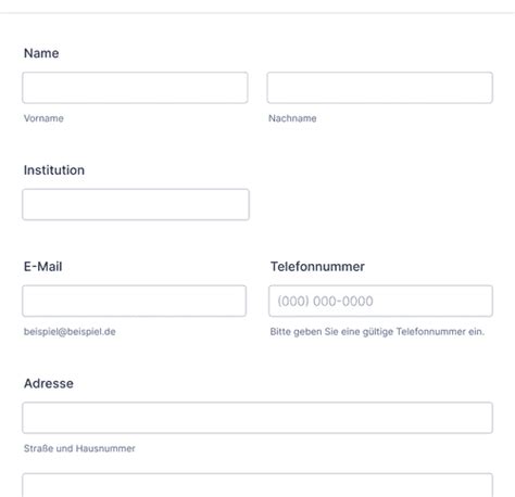 Anmeldeformular Seminar Muster Formularvorlage Jotform