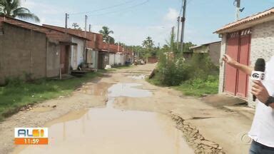 AL TV 1ª Edição Moradores da Rua São Sebastião em Marechal Deodoro