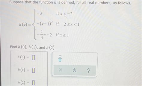 [solved] suppose that the function is defined for all real numbers as course hero
