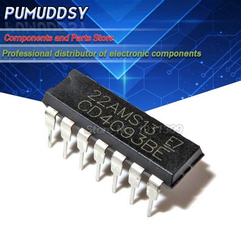 10 CD4093 CD4093BE 4093BE DIP 14 IC