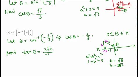 trigonometry inverse trig function values of composite functions youtube