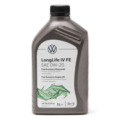 Original VW Longlife IV 0W 20 Motoröl 508 00 509 00