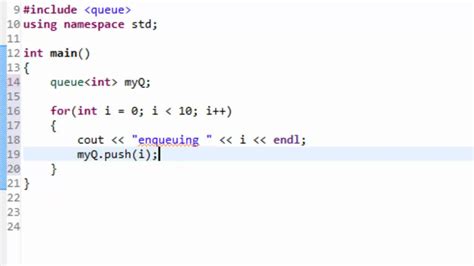data structures using c stl queue class youtube