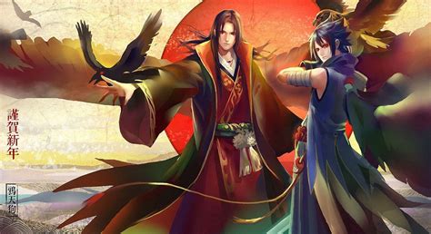 Hình nền Uchiha Itachi với con quạ Top Những Hình Ảnh Đẹp