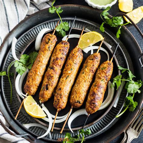 Chicken Seekh Kebab Kabab Spice Cravings