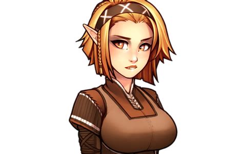 Elf Girl With Blonde Hair