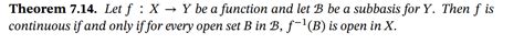solved theorem 7 14 let f x→y be a function and let b be a