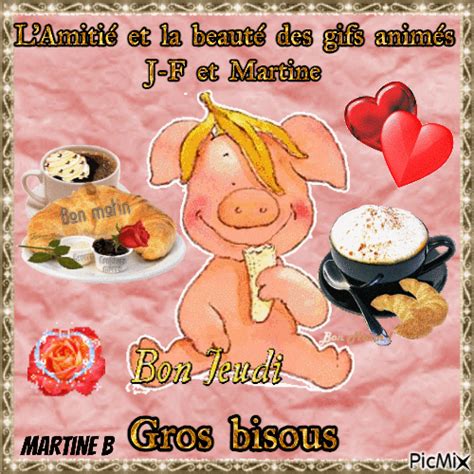 bon jeudi animé gratuit PicMix