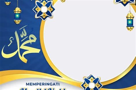 Gratis 13 Link Twibbon Maulid Nabi Muhammad SAW 2022 Desain Elegan