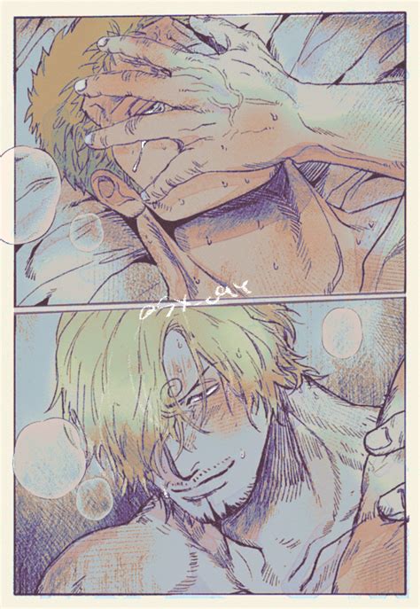 Roronoa Zoro And Sanji One Piece Drawn By Dondoko Danbooru