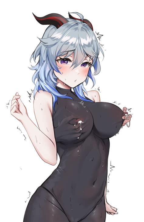 原神お触り禁止な母乳秘書甘雨さんのエロ画像 その2 もえぴりあ