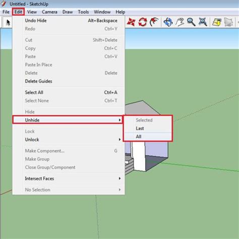 How To Lock And Hide Objects In Google Sketchup Howtech