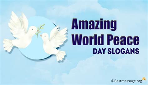 World Peace Slogans In English