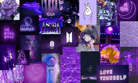 BTS Purple Wallpaper In 2022 Bts Aesthetic Wallpaper For Phone Bts