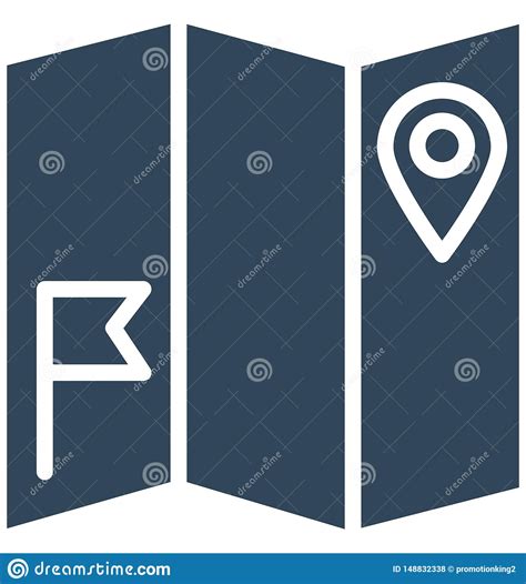 Geolocation Isolou O Cone Do Vetor Que Pode Facilmente Alterar Ou