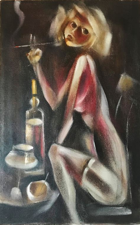 Absinthe Painting By Vladimir Simakov Jose Art Gallery