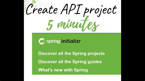 Create Simple Spring Boot API Project In 5 Minutes YouTube