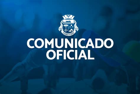 Comunicado Oficial Prefeitura Municipal De Cabo Frio