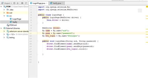 page object model selenium ~ automation testing tutorials