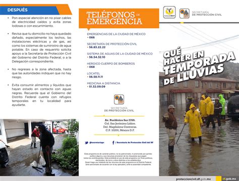 triptico de proteccion civil para niños
