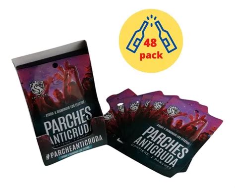 Pack 48 Parches Anticruda Party Patch Antiresaca Hangover Envío gratis