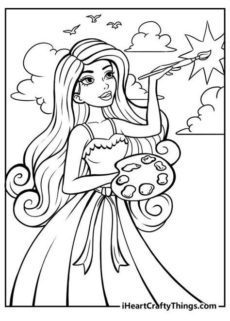 Barbie Coloring Pages 100 Free Printables