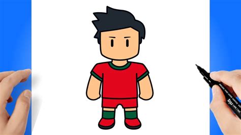 Como Desenhar O Cristiano Waldo Do Stumble Guys Como Dibujar A