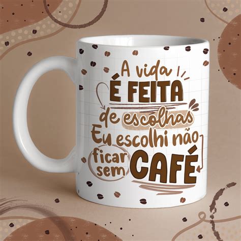 Caneca Flork a Vida É Feita de Escolhas Elo7 Produtos Especiais