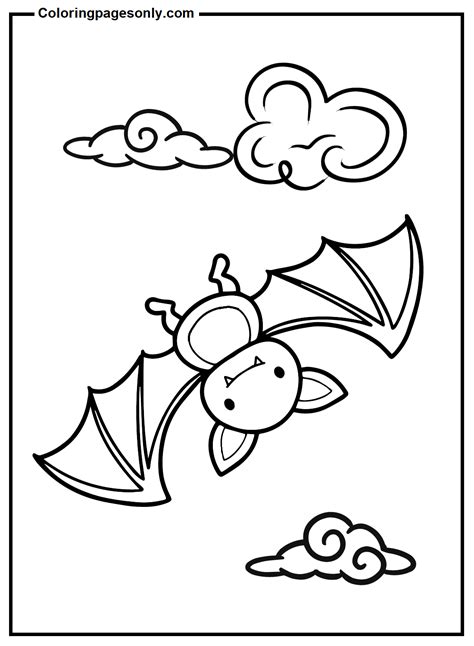 47 Pagine Da Colorare Di Pipistrelli ColoringPagesOnly