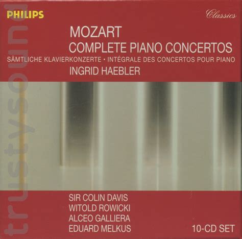 Trustysound Products Mozart Complete Piano Concertos Haebler