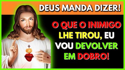 SE OUVIR AGORA DEUS IRÁ RESTAURAR A SUA VIDA Ele está devolvendo