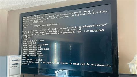 Kernel Panic Not Syncing Vfs Unable To Mount Root Fs General