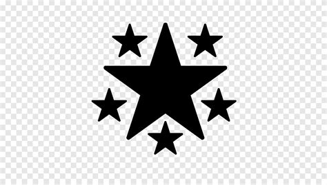 Iconos De Computadora Estrellas Poligonales De Cinco Puntas En Arte Y