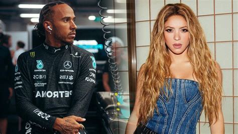 Shakira Y Lewis Hamilton Fueron Captados En El Circuito De Silverstone