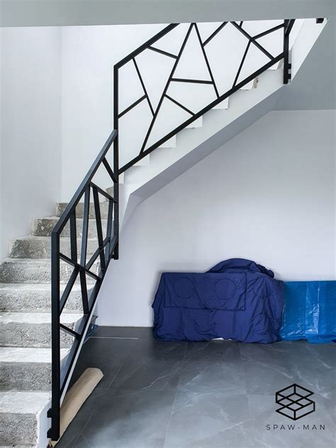 Balustrada Artystyczna Wykonana Ze Stali Czarnej Stair Railing Design