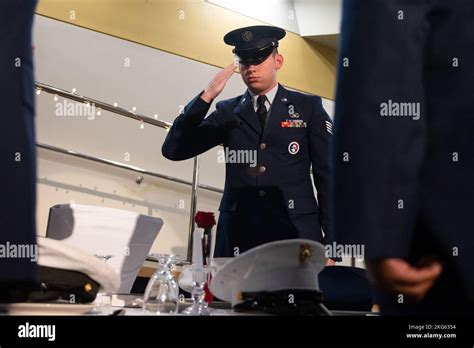 U S Air Force Staff Sgt Chase Rakestraw Osan Honor Guard Member