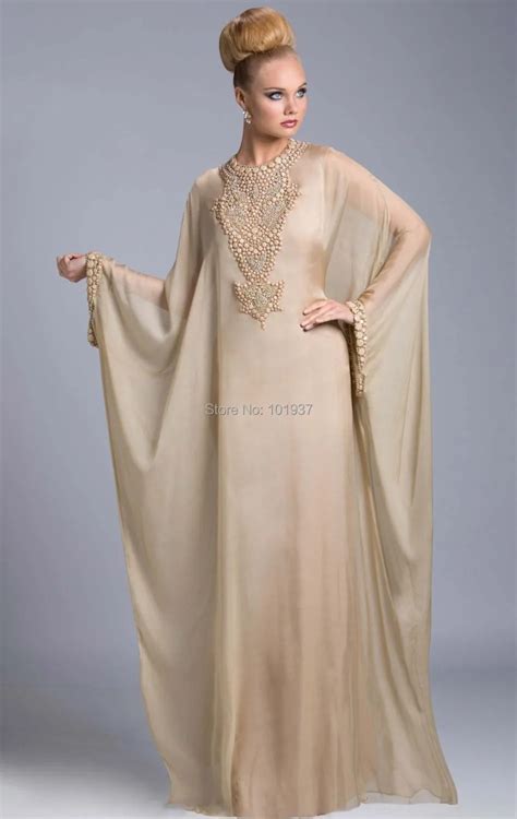 Aliexpress Buy Custom Made Elegant New Beads Kaftan Dress Dubai