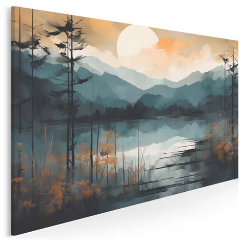 Wypad w Bieszczady nowoczesny obraz na płótnie 120x80 cm