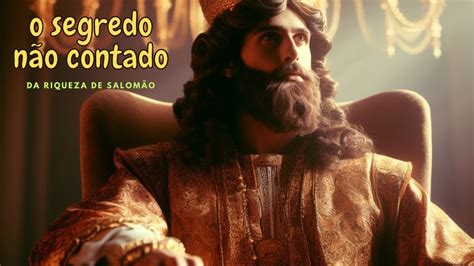 O SEGREDO OCULTO da riqueza de Salomão inspiraçãoreligiosa