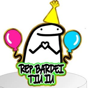 Topo de Bolo Meme Bento Palito Engraçado Festa Aniversario Decoração
