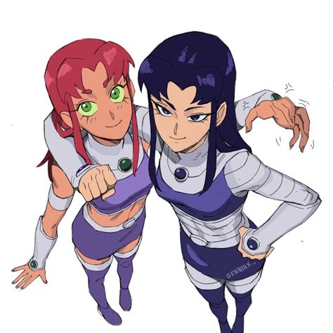 Starfire And Blackfire Dc Comics And More Drawn By Jenxd D Danbooru