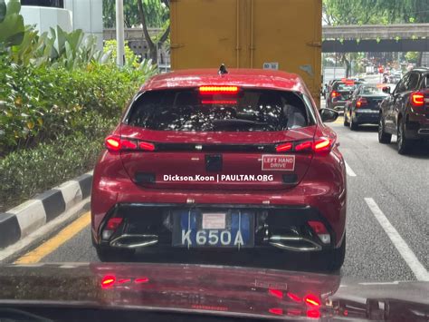全新 Peugeot 308 再次现身本地路测 网民误认为新 Myvi 2022 Peugeot 308 Spyshot Paul