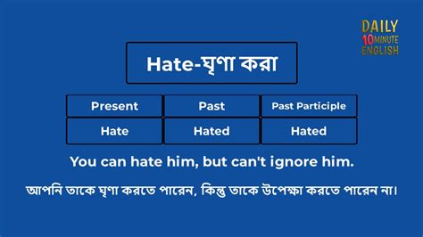Spoken English In Bengali Most Common English Word With Bengali