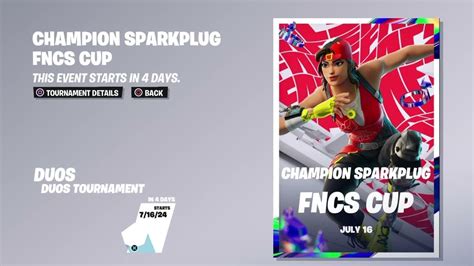 Fortnite Champion Sparkplug Fncs Cup Youtube
