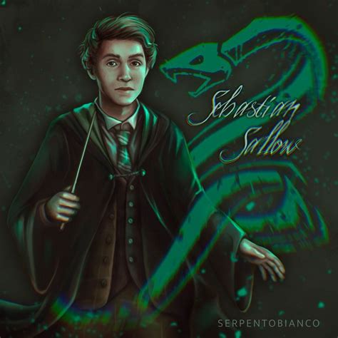 Sebastian Sallow Hogwarts Legacy Fan Art By Serpento Bianco Hogwarts