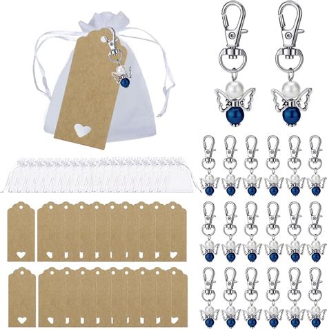 NewZC Lot de 20 Pendentifs de Baptême Cadeau De Souvenir aux Invités